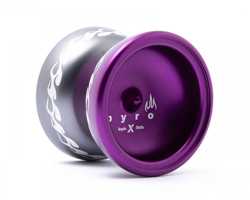 iYoYoxHSPiN - Pyro X - Silber/Violett | Kugellager Alu Yoyoys | Yoyo ...