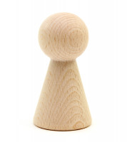 Spielfiguren aus Holz - farbig - 24mm - 120 Stk | Spielfiguren ...