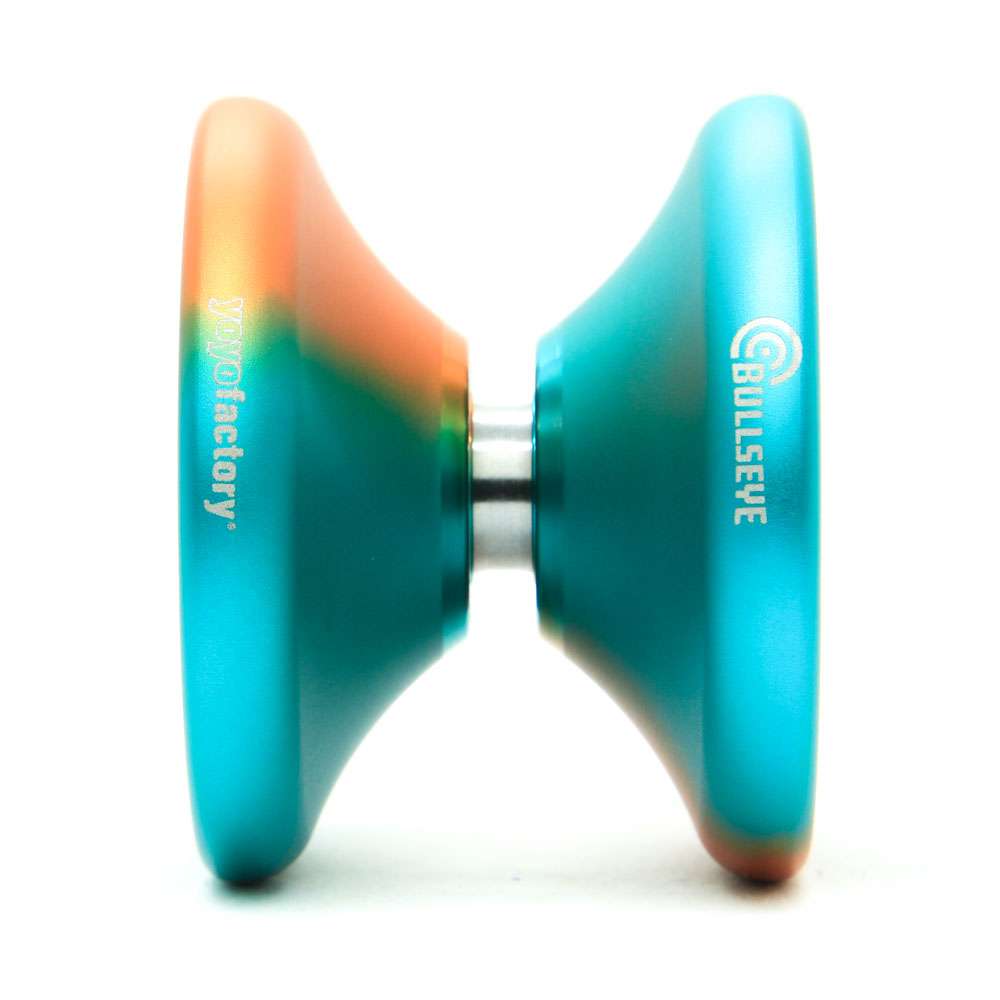 Yoyofactory Bullseye - orange teal fade | Jugglux - Jonglierartikel ...