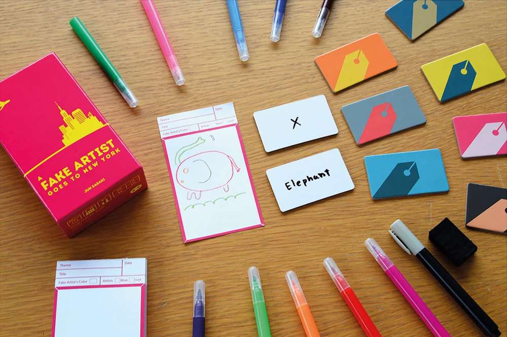 A Fake Artist Goes To New York - Party-Mal-Spiel | Jugglux ...