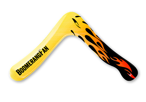 Bumerang Fire - Rechtshänder | Bumerang Holz | Frisbee und Bumerang ...