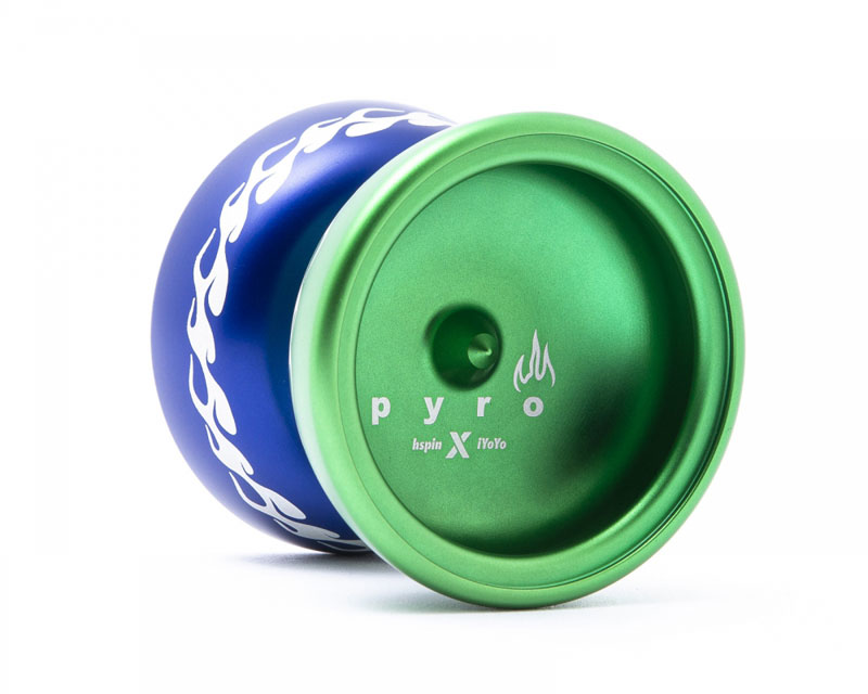 iYoYoxHSPiN - Pyro X - Blau/Grün | Kugellager Alu Yoyoys | Yoyo-Shop ...