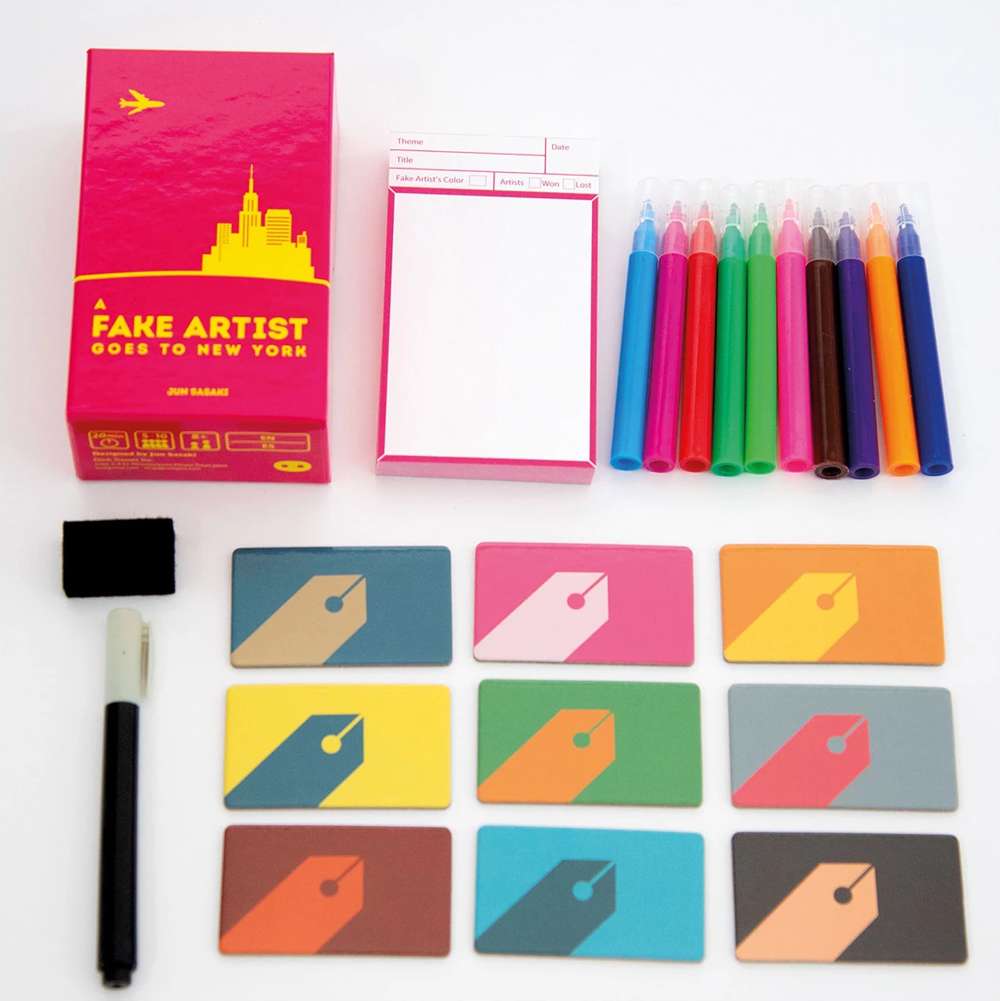 A Fake Artist Goes To New York - Party-Mal-Spiel | Jugglux ...